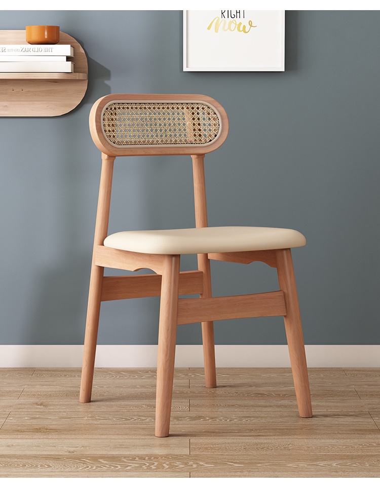 《CHAIR EMPIRE》CH010北歐實木藤編椅/實木藤椅北歐休閒椅/實木靠背椅/北歐實木靠背椅/北歐餐廳椅/網美拍照/藝術攝 | 帝國 ...