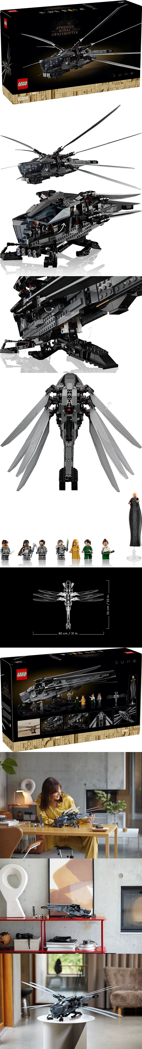 樂高LEGO 10327 ICONS™ 亞崔迪皇家撲翼機 Dune Atreides Royal Ornithopter | 東喬精品百貨商城 ...
