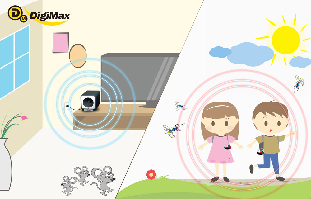 [小倉儲用50坪] DigiMax★UP-118 超音波驅鼠器 - DIGIMAX台灣官方網站