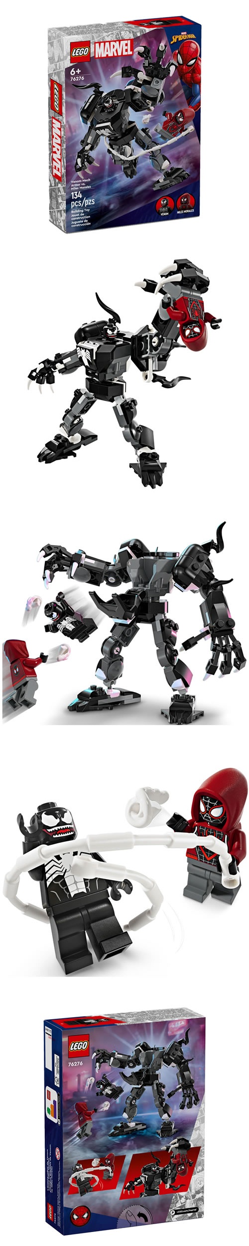 樂高LEGO 76276 SUPER HEROES 超級英雄系列 Venom Mech Armor vs. Miles Morales | 東 ...