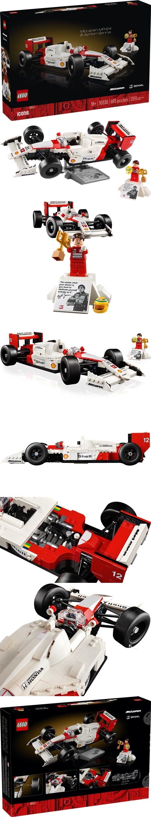 樂高LEGO 10330 ICONS™ McLaren MP4/4 & Ayrton Senna | 東喬精品百貨商城直營店 | 樂天市場 ...