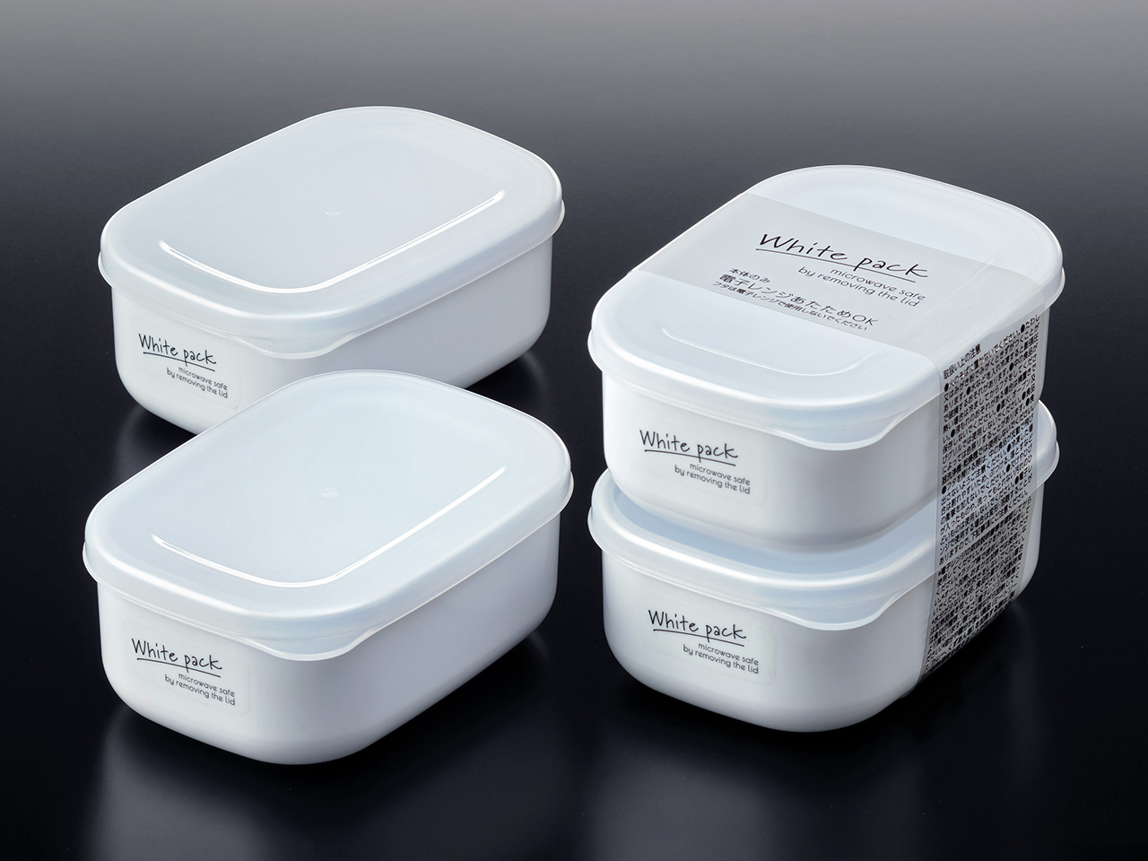【晨光】日本製 Nakaya white pack 保鮮盒 以10個為單位出貨 (280ml*2入 151609/700ml 151500 ...