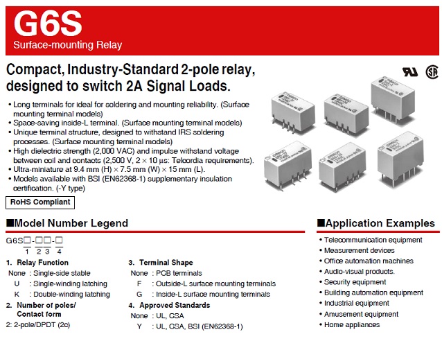 G6S-2-DC24V G6S系列繼電器 RELAY(含稅)【佑齊企業 iCmore】 | 佑齊企業電子商城直營店 | 樂天市場Rakuten